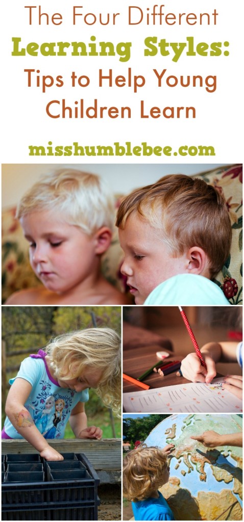 The Four Different Learning Styles: Tips to Help Young Children Learn